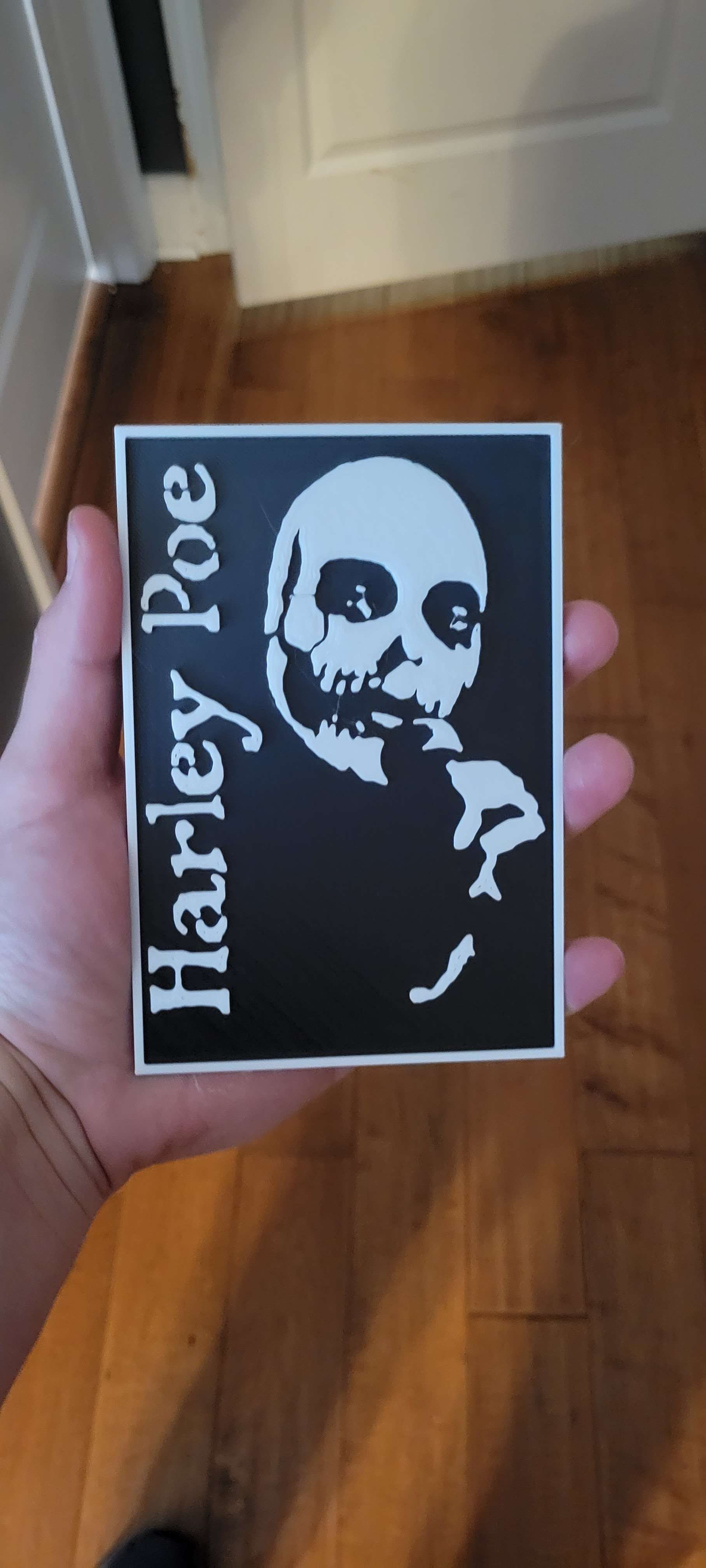 Harley Poe wall art decal by FreeMold | Download free STL model ...