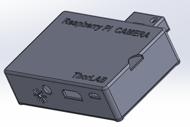RaspberryPi 3 camera enclosure by ThorLAB | Download free STL model ...