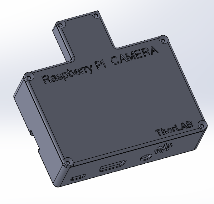 RaspberryPi 3 camera enclosure by ThorLAB | Download free STL model ...