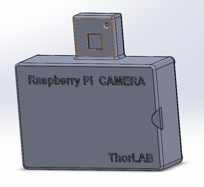 RaspberryPi 3 camera enclosure by ThorLAB | Download free STL model ...