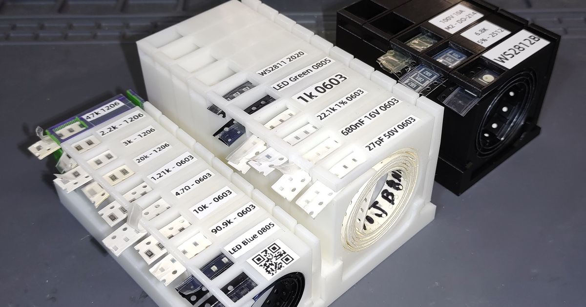 SMD Tape Organizer - JDA Remix by JdogAwesome | Download free STL model ...