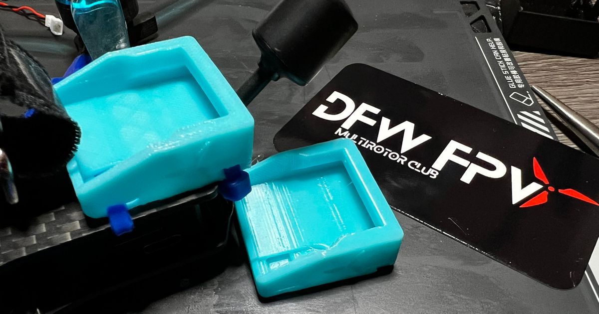 Flite Test EZ ID Mount - Zip Tie by DFWFPV | Download free STL model ...