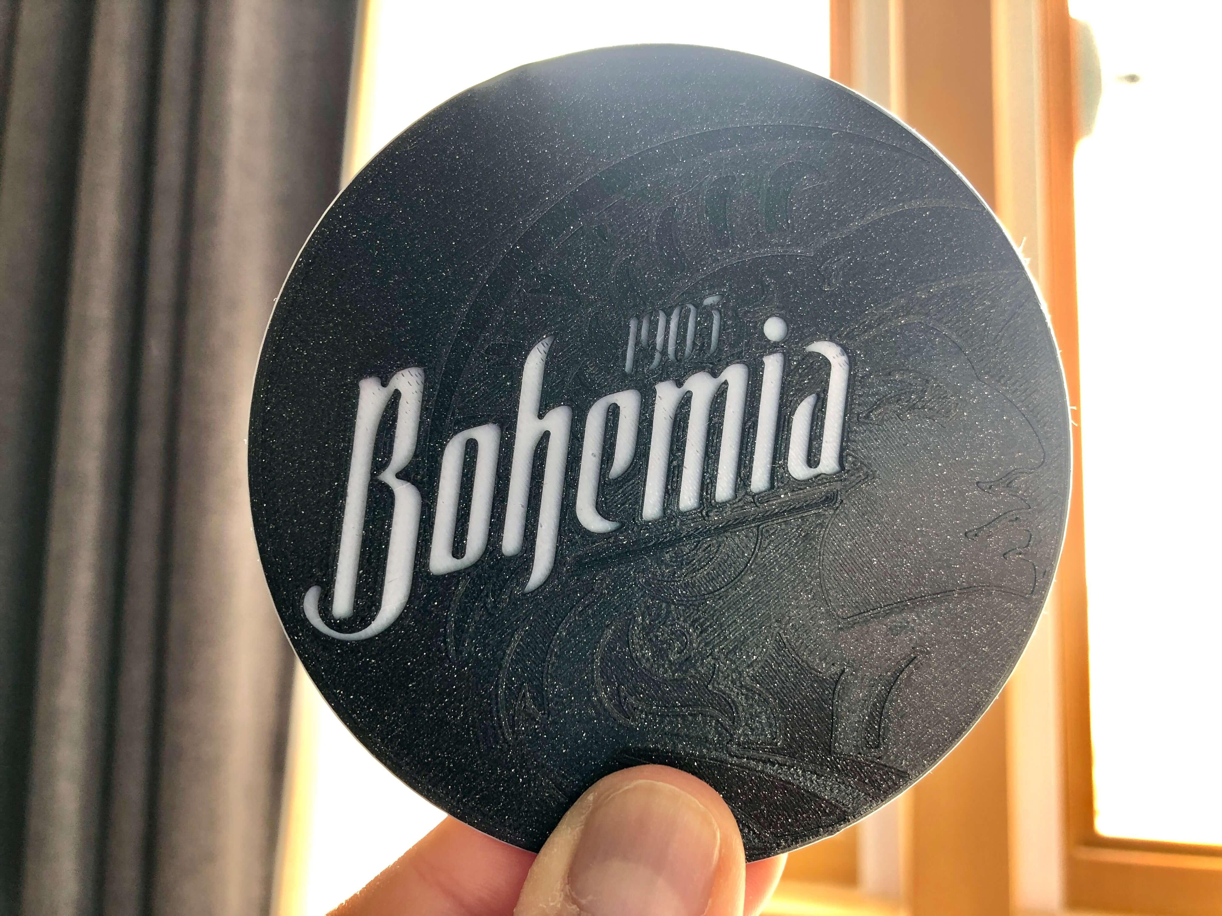 Bohemia Beer Coaster - Mexico by Dany Sánchez | Download free STL model ...