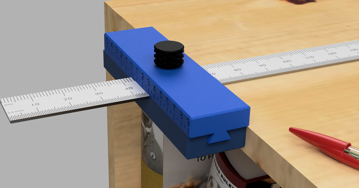 Marking Gauge & T-Square por Joe | Descargar modelo STL gratuito | Printables.com