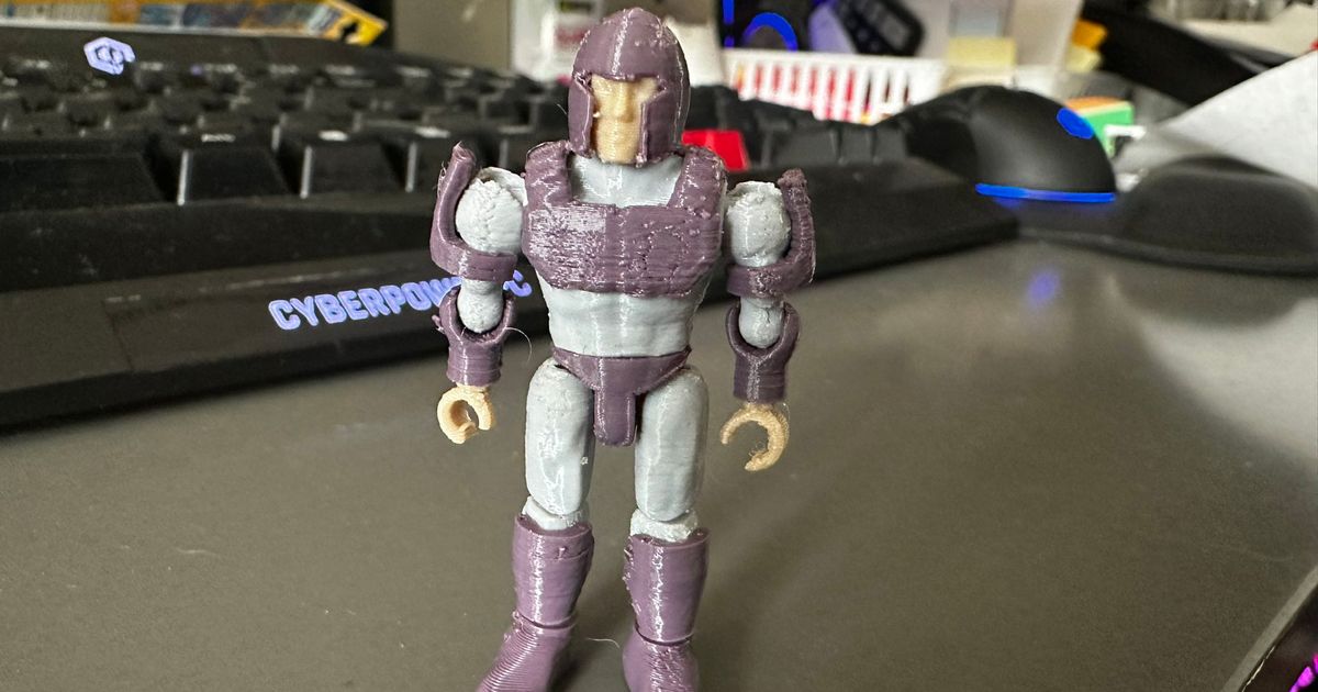 Mini-figure Soldier by Tanner3D | Download free STL model | Printables.com