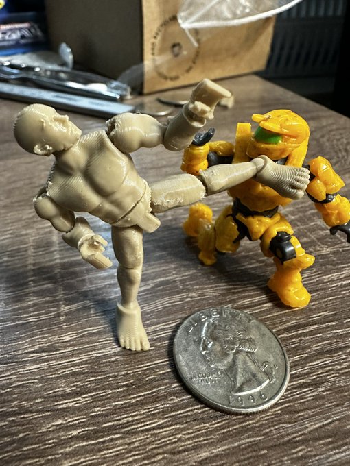 Mini-figure Soldier by Tanner3D | Download free STL model | Printables.com