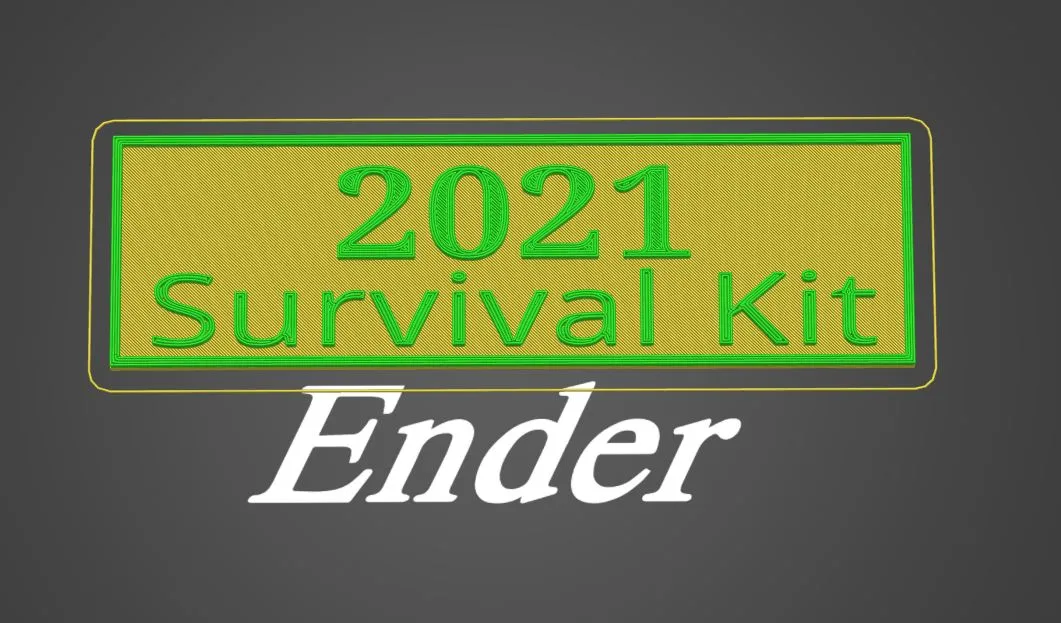 Survival Kit Label by JJ French | Download free STL model | Printables.com