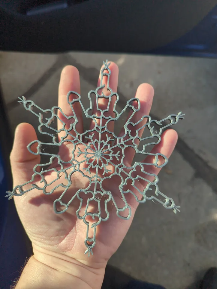 Penis snowflakes by Dystrackshun | Download free STL model | Printables.com