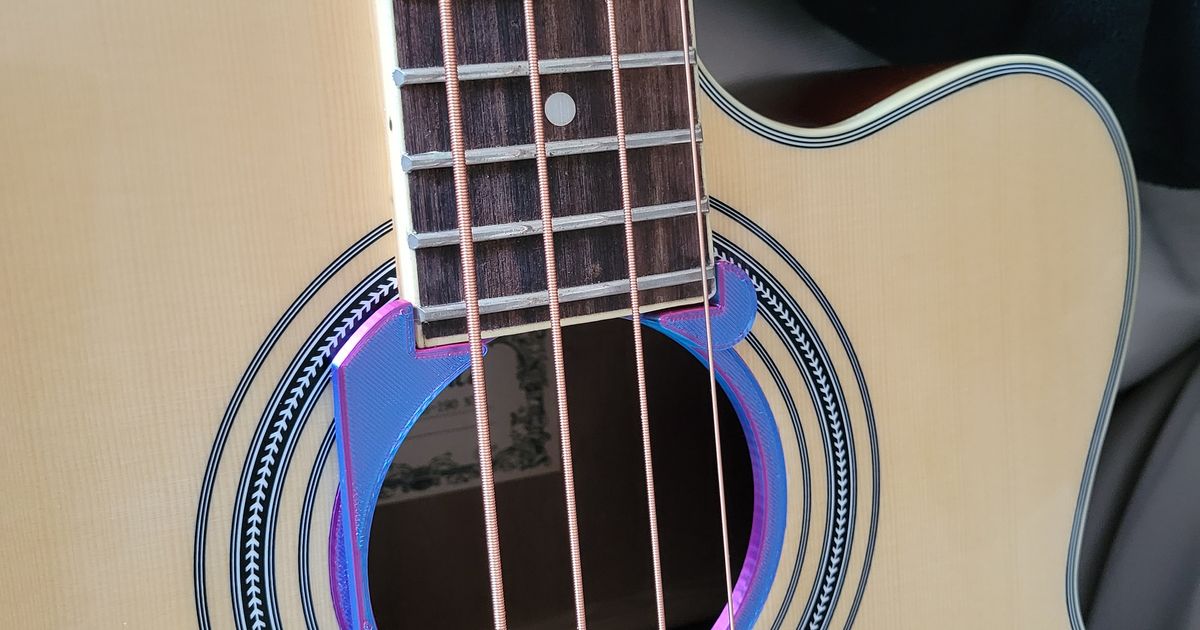 Finger Rest for guitar and bass by CJJC | Download free STL model ...