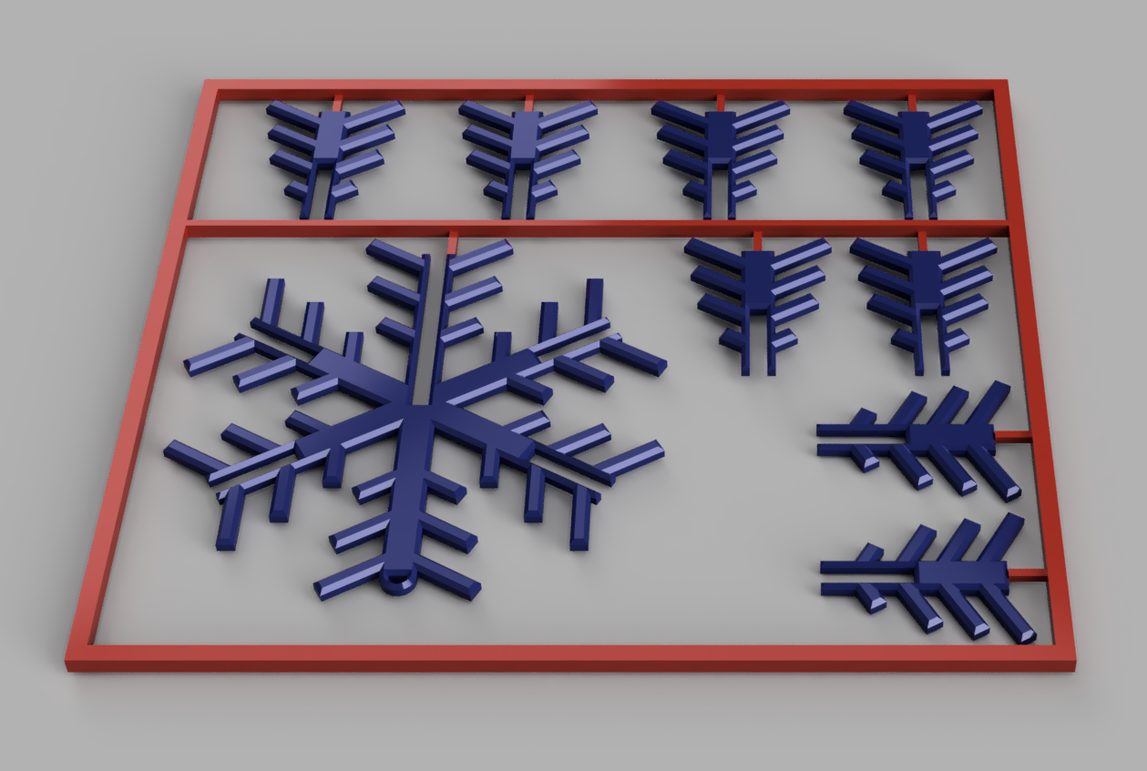 A foldable snowflake by Jarek | Download free STL model | Printables.com