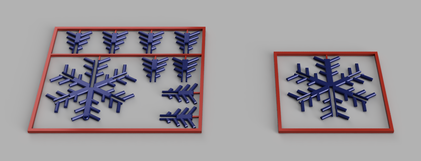 A foldable snowflake by Jarek | Download free STL model | Printables.com