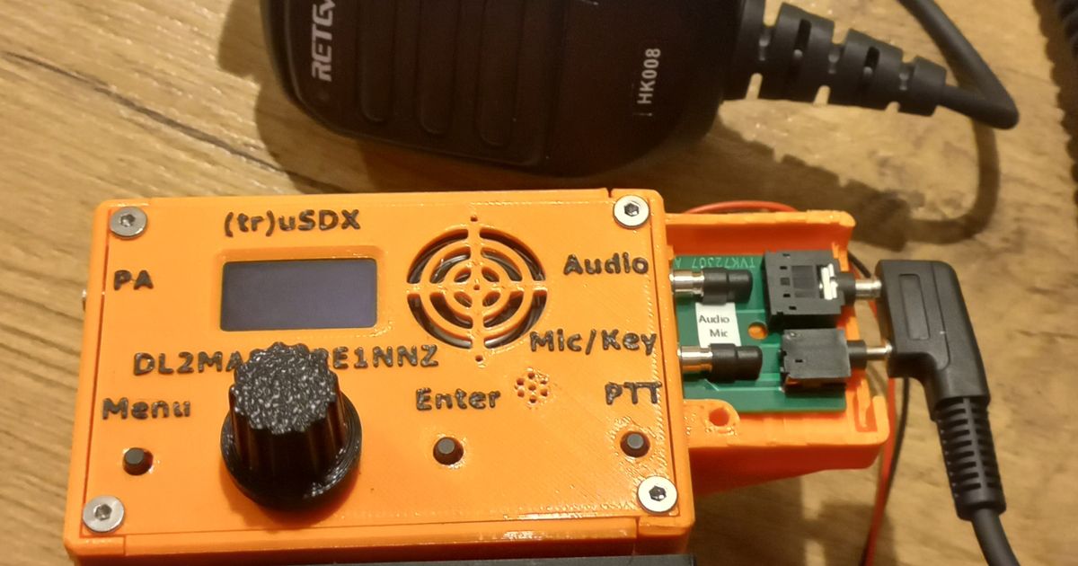 (TR)Usdx case for audio pcb by pd3ron | Download free STL model ...