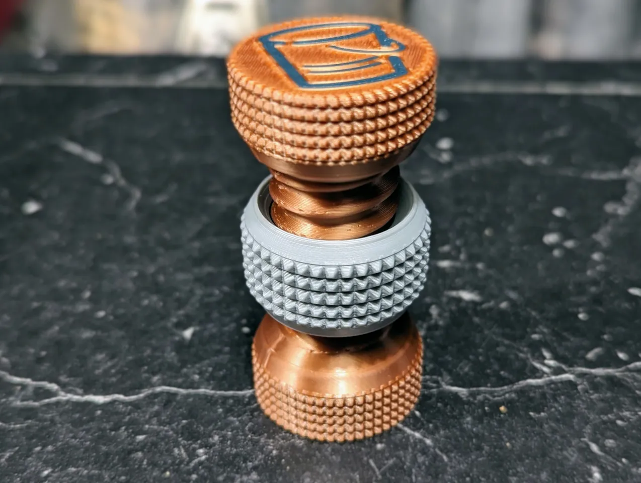 Print-In-Place Fidget Bolt by blecheimer | Download free STL model ...