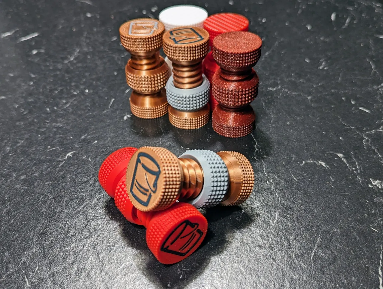 Print-In-Place Fidget Bolt by blecheimer | Download free STL model ...