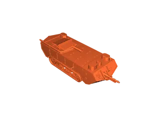 St. Chamond- WW1 Tank by DeltaX | Download free STL model | Printables.com