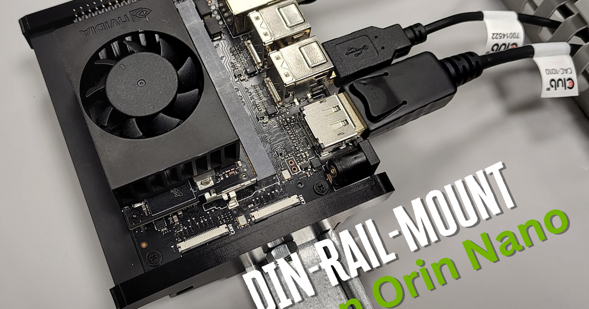 Din-Rail-Mount Nvidia Jetson Orion Nano by Max Siebenschläfer ...