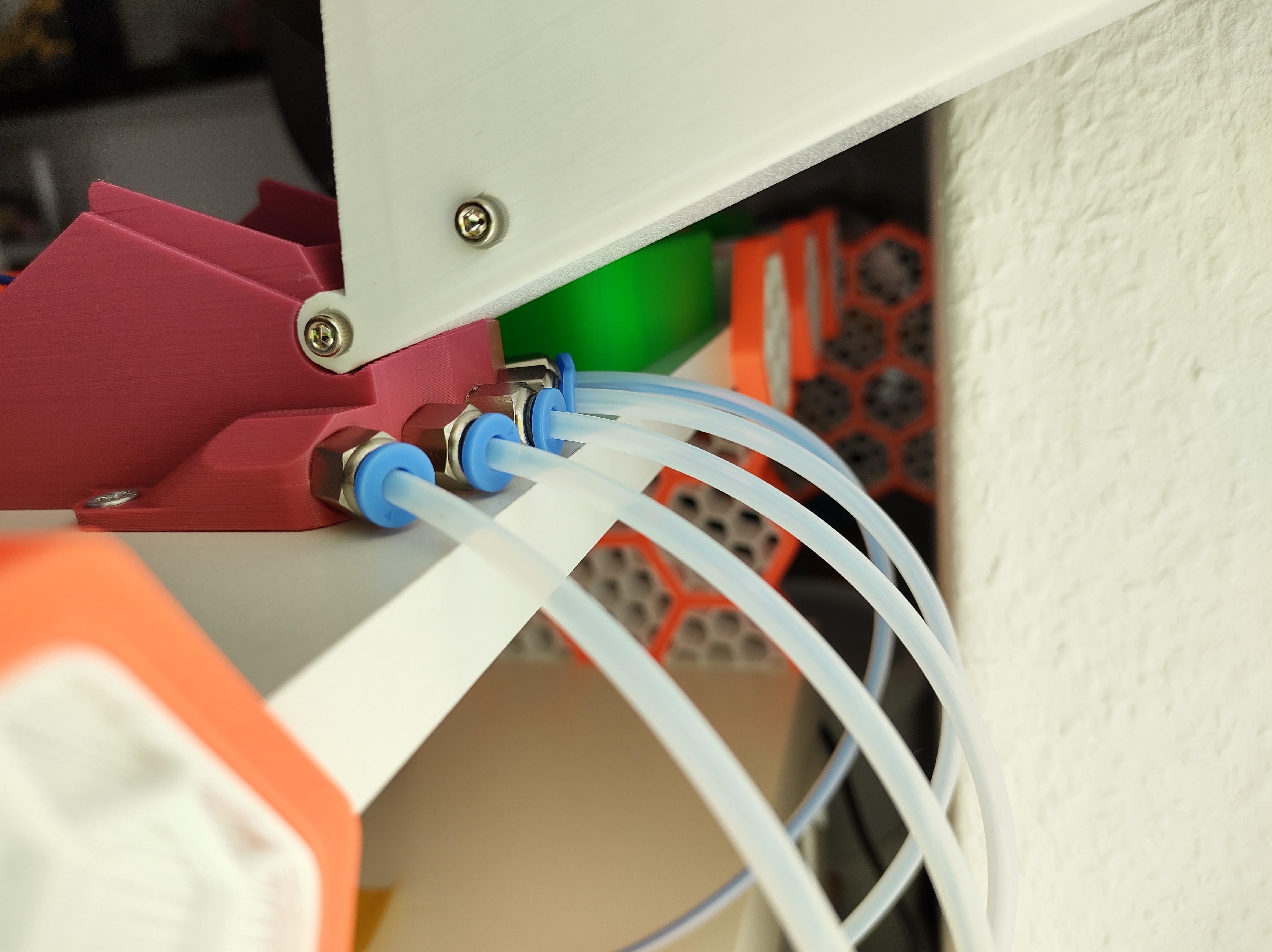 MMU2S Filament Buffer with PC4-M10 Fittings by Bendermk6 | Download ...