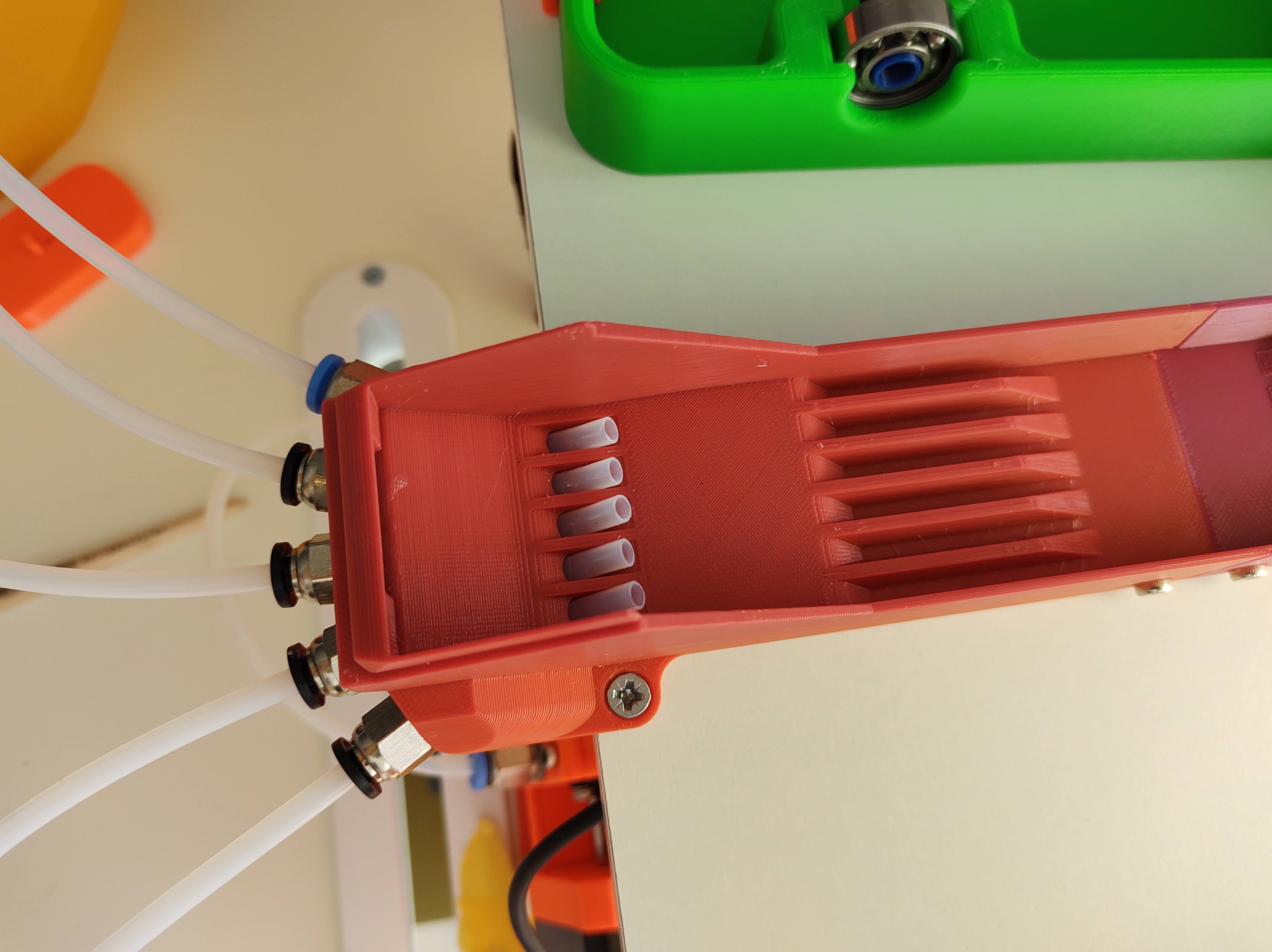 MMU2S Filament Buffer with PC4-M10 Fittings by Bendermk6 | Download ...