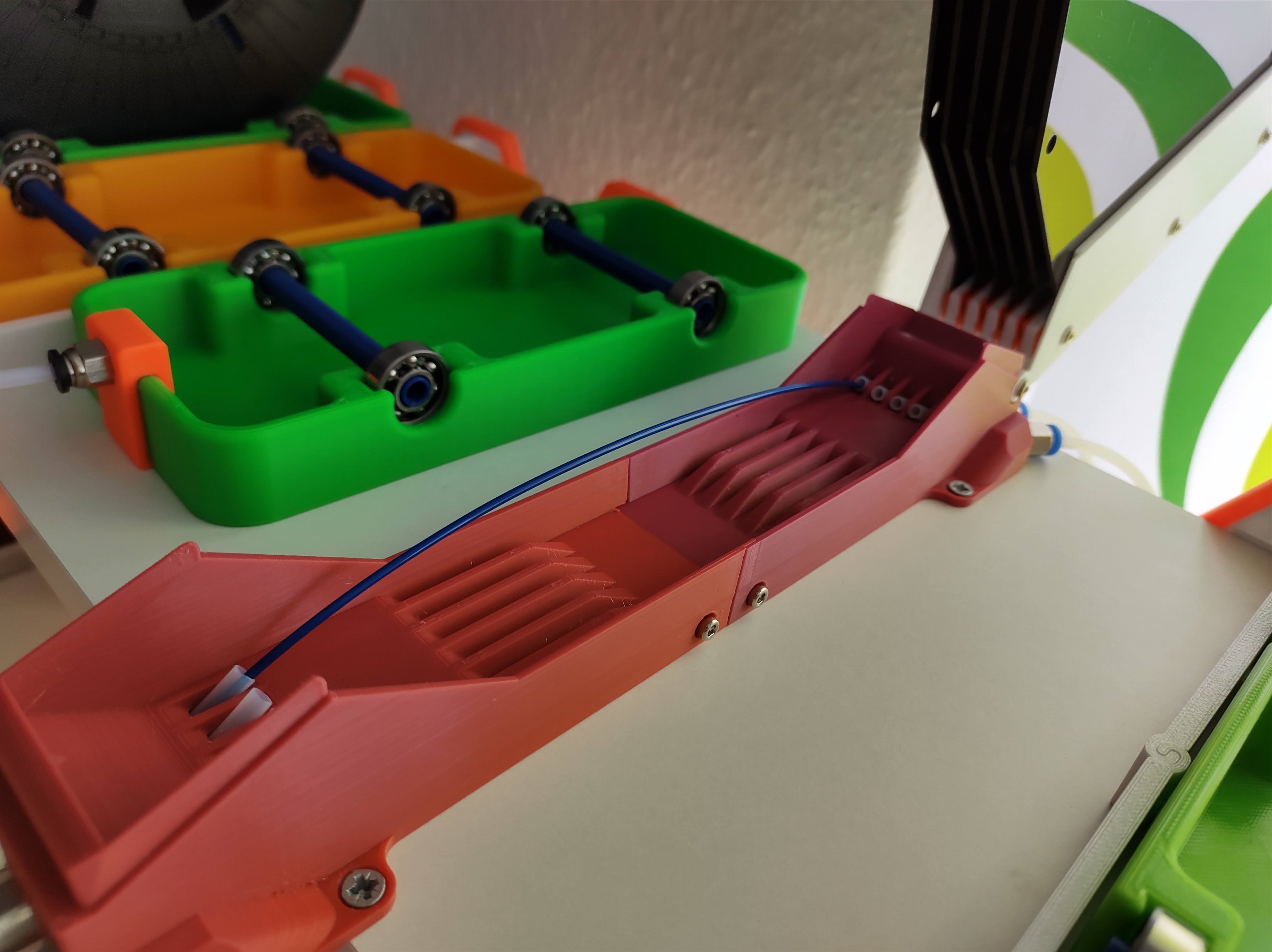 MMU2S Filament Buffer with PC4-M10 Fittings by Bendermk6 | Download ...