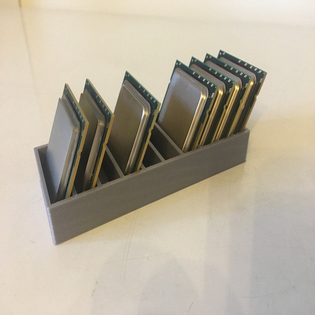 CPU Storage Holder by Speedy16 | Download free STL model | Printables.com