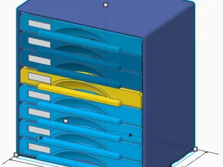 Drawer Stack 8 drawer screw organizer with labels by s1ugh34d ...