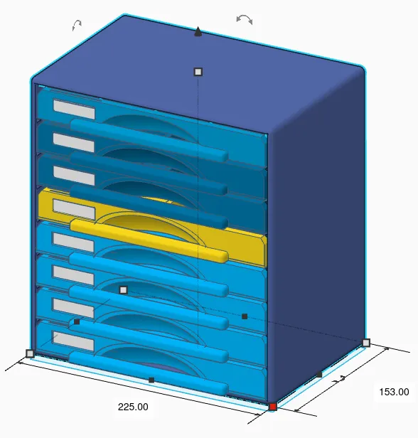 Drawer Stack 8 drawer screw organizer with labels by s1ugh34d ...