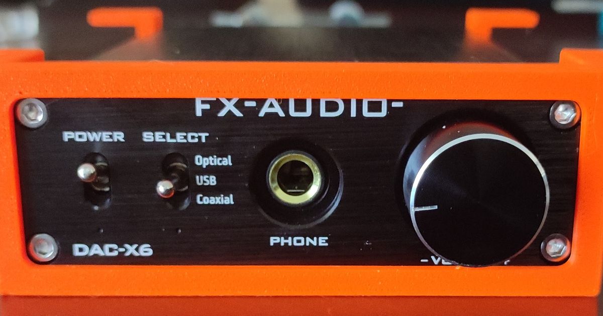 FX-Audio DAC-X6 Under-Desk Mount par paho | Téléchargez gratuitement un ...