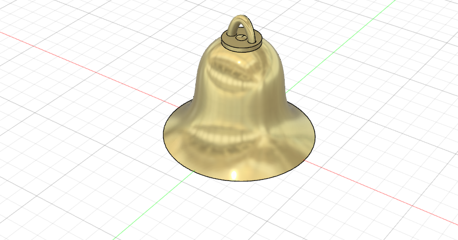 Simple Christmas Bell by stijn_o | Download free STL model | Printables.com