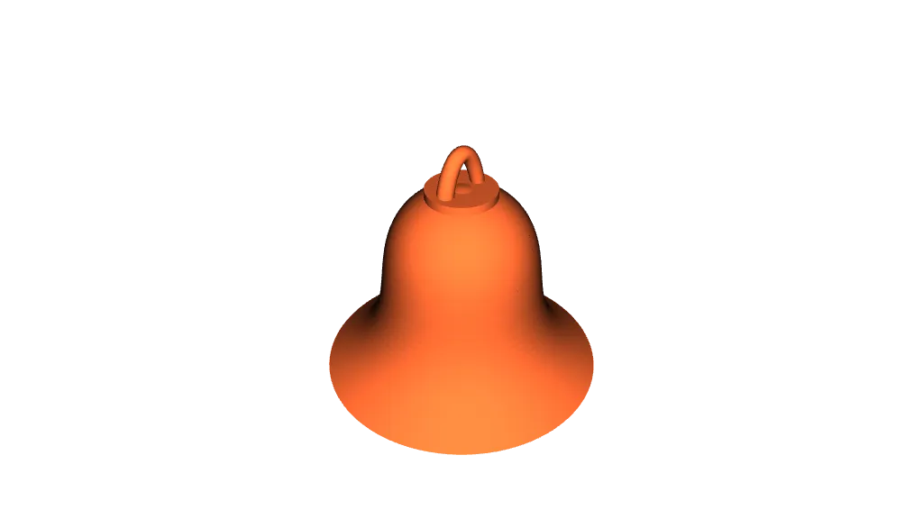 Simple Christmas Bell by stijn_o | Download free STL model | Printables.com