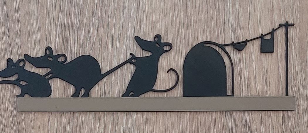 Mouse Hole sign by Frantisek23 | Download free STL model | Printables.com