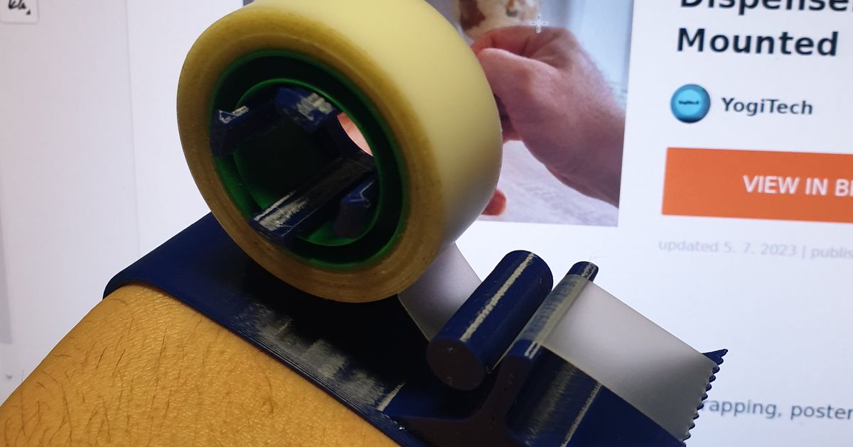 Tape holder by Radek Daníček | Download free STL model | Printables.com
