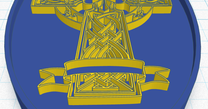 Celtic Cross Keytag 1 by Peter Ennist | Download free STL model ...