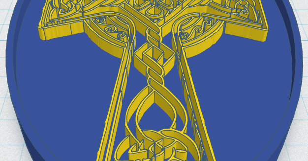 Celtic Cross Keytag 6 by Peter Ennist | Download free STL model ...