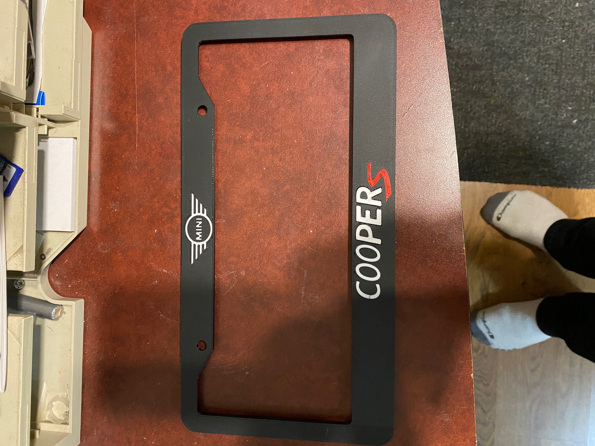 Another MINI cooper S license plate frame (north america) by Asus1357 ...