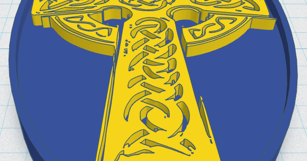 Celtic Cross Keytag 18 by Peter Ennist | Download free STL model ...