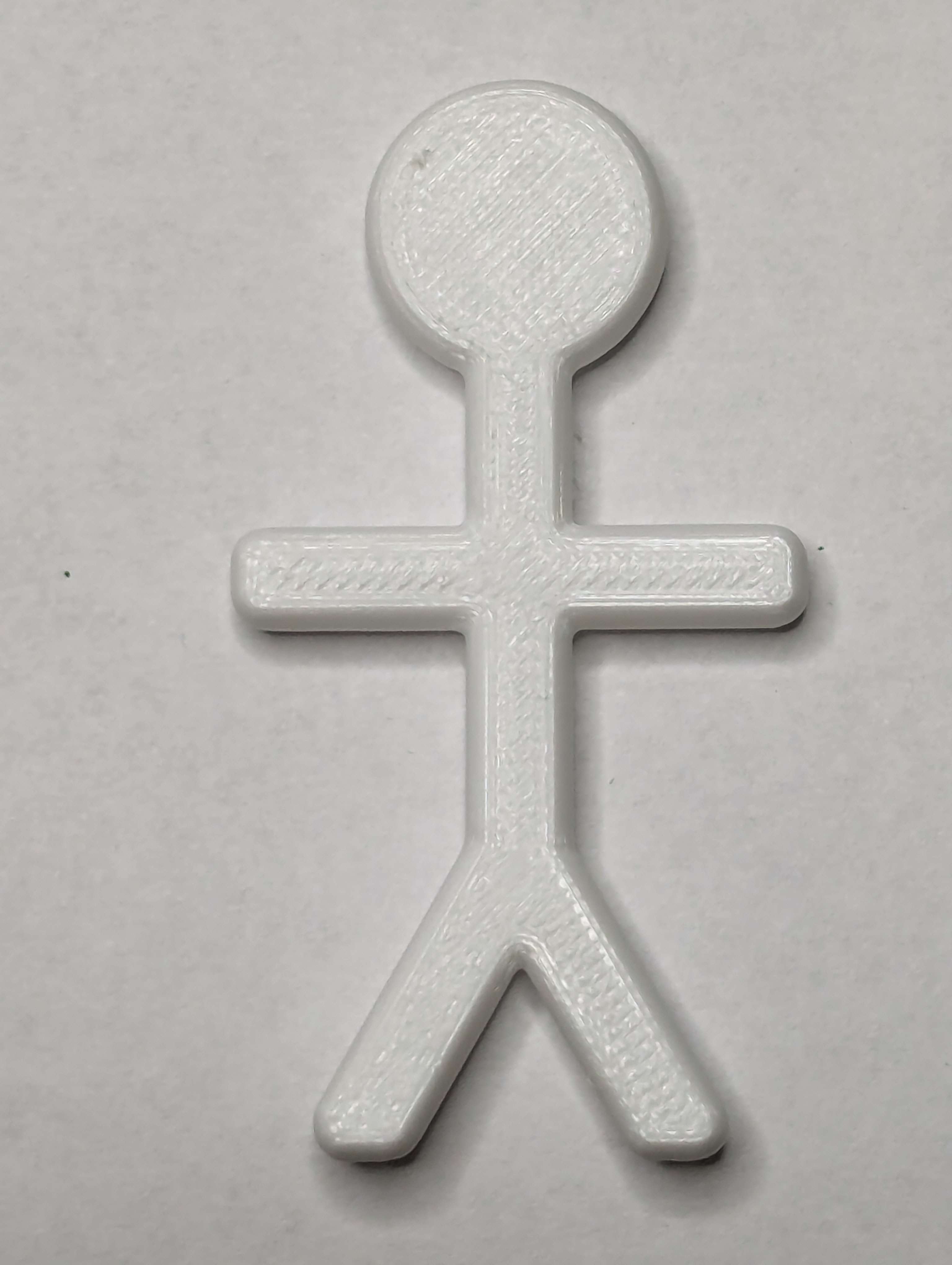 Mini FLEX Stickman - TPU/TPE Test Print With Rounded Sides by Allen ...