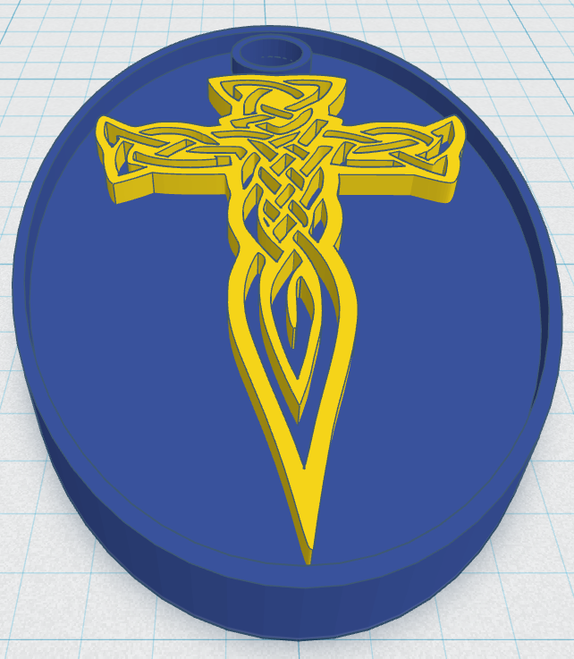 Celtic Cross Keytag 24 by Peter Ennist | Download free STL model ...