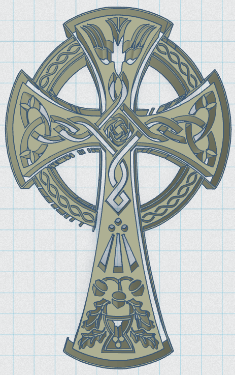 Celtic Cross Keytag 30 by Peter Ennist | Download free STL model ...