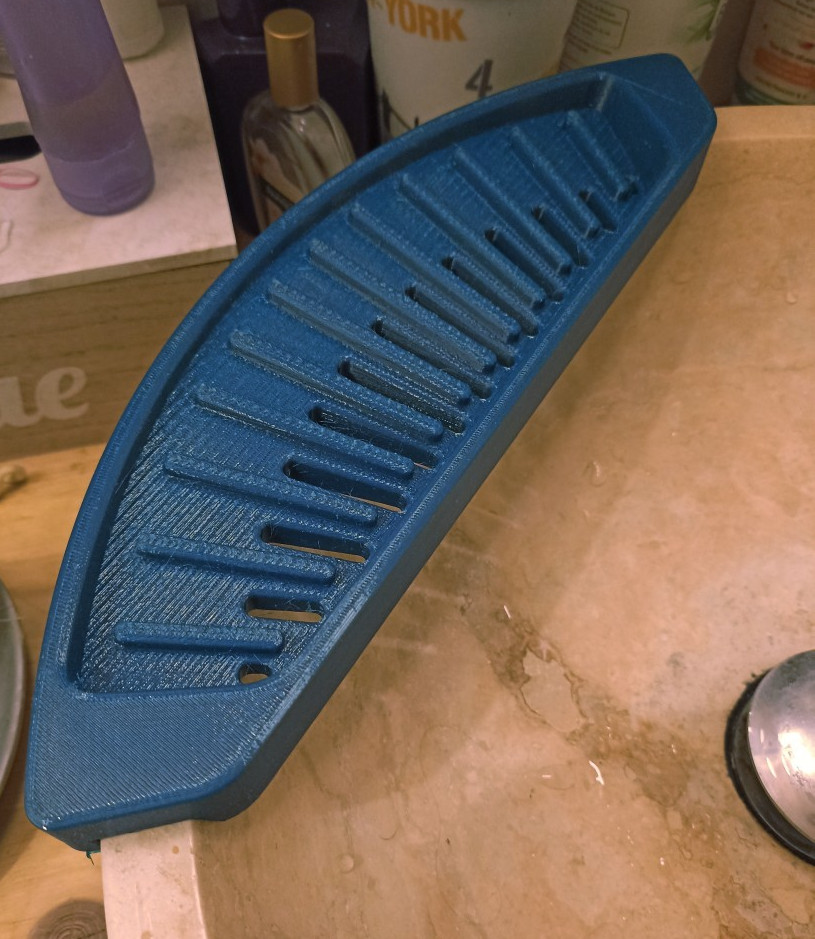 soap dish for round sink by Eric Laroche | Download free STL model | Printables.com