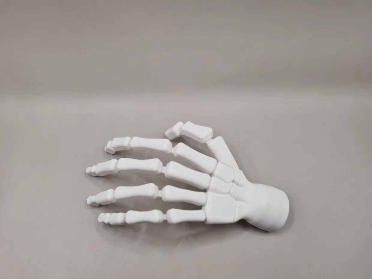 Skeleton hand (movable) by Wilko_SLO | Download free STL model ...