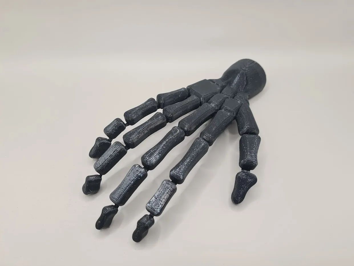 Skeleton hand (movable) by Wilko_SLO | Download free STL model ...