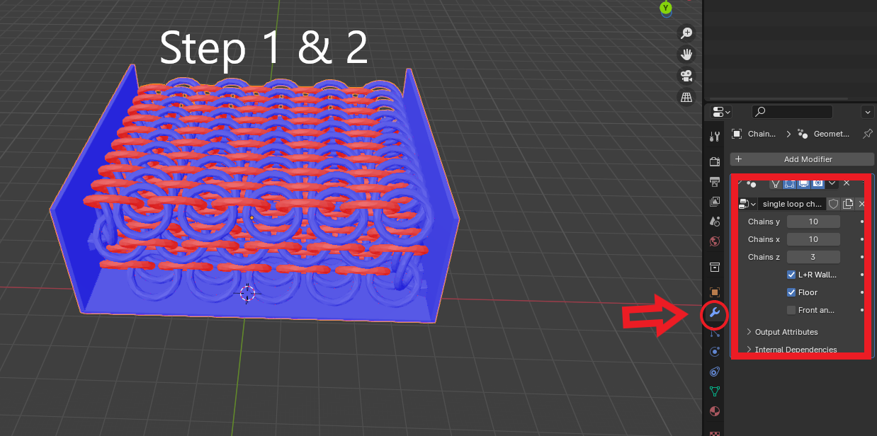 Fully Parametric Chainmail Stack (Blender) by Chainmail Weaves | Download free STL model ...