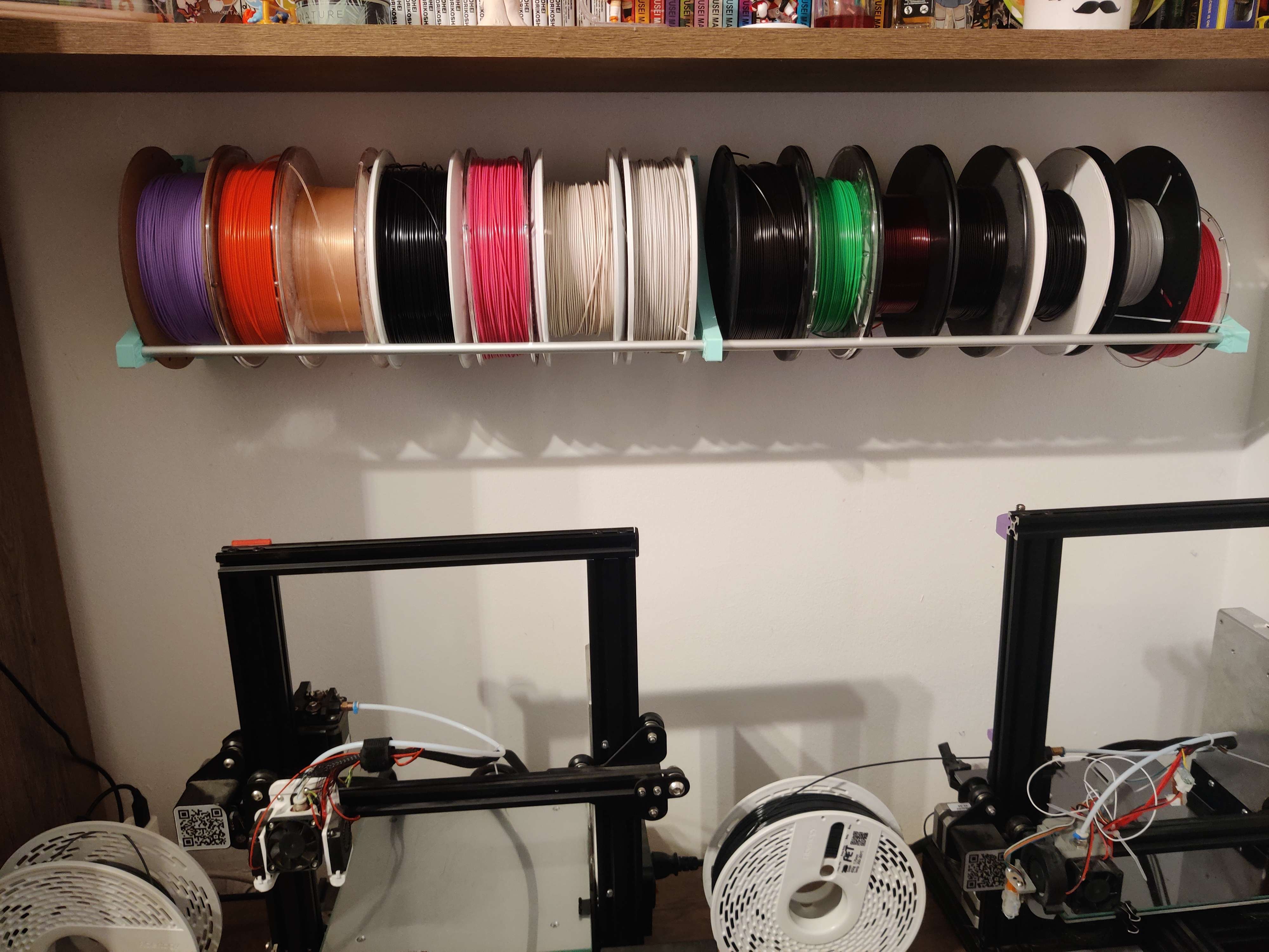 Wall mounted filament storage por kubek344 | Descargar modelo STL ...