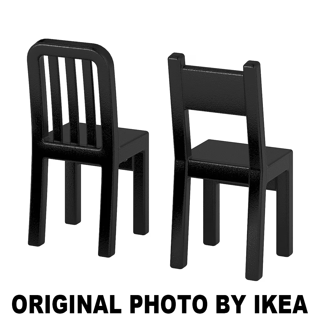 Ikea Chair coat hangers by Permateum | Download free STL model ...
