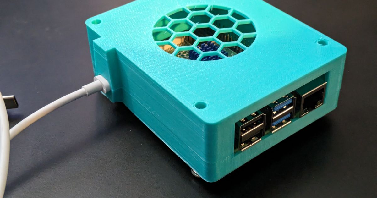 Raspberry Pi 4 Case By Ryan Cavanaugh Download Free Stl Model