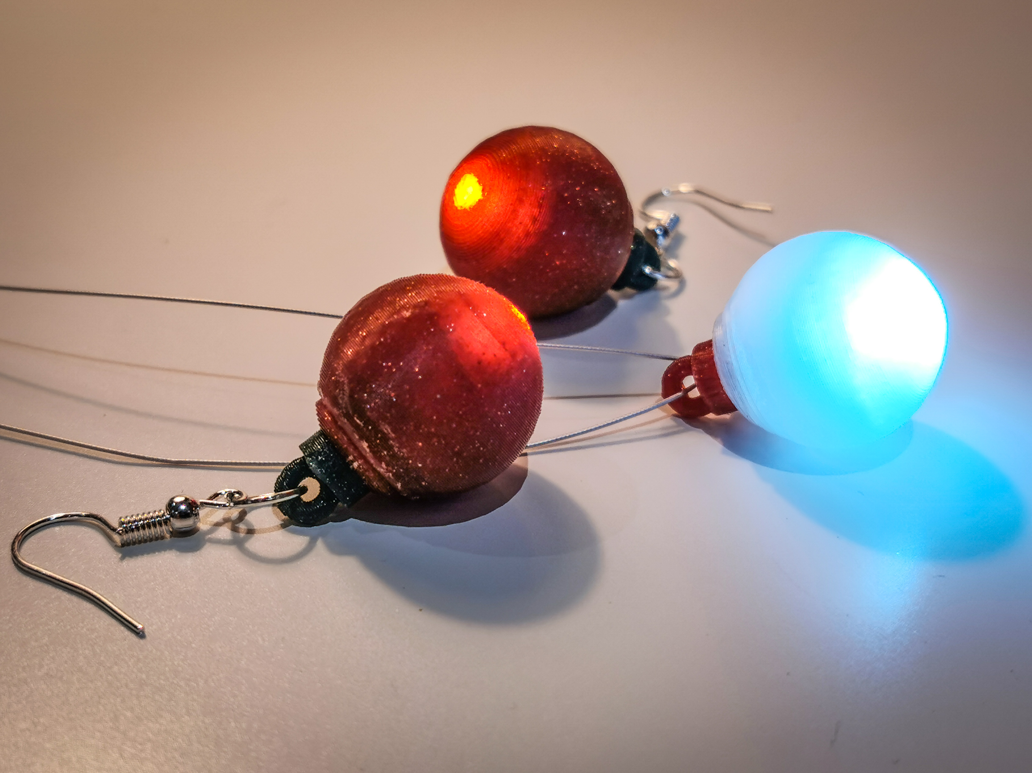Christmas Balls LED Earrings - Pendant by Stefan Heer | Download free ...