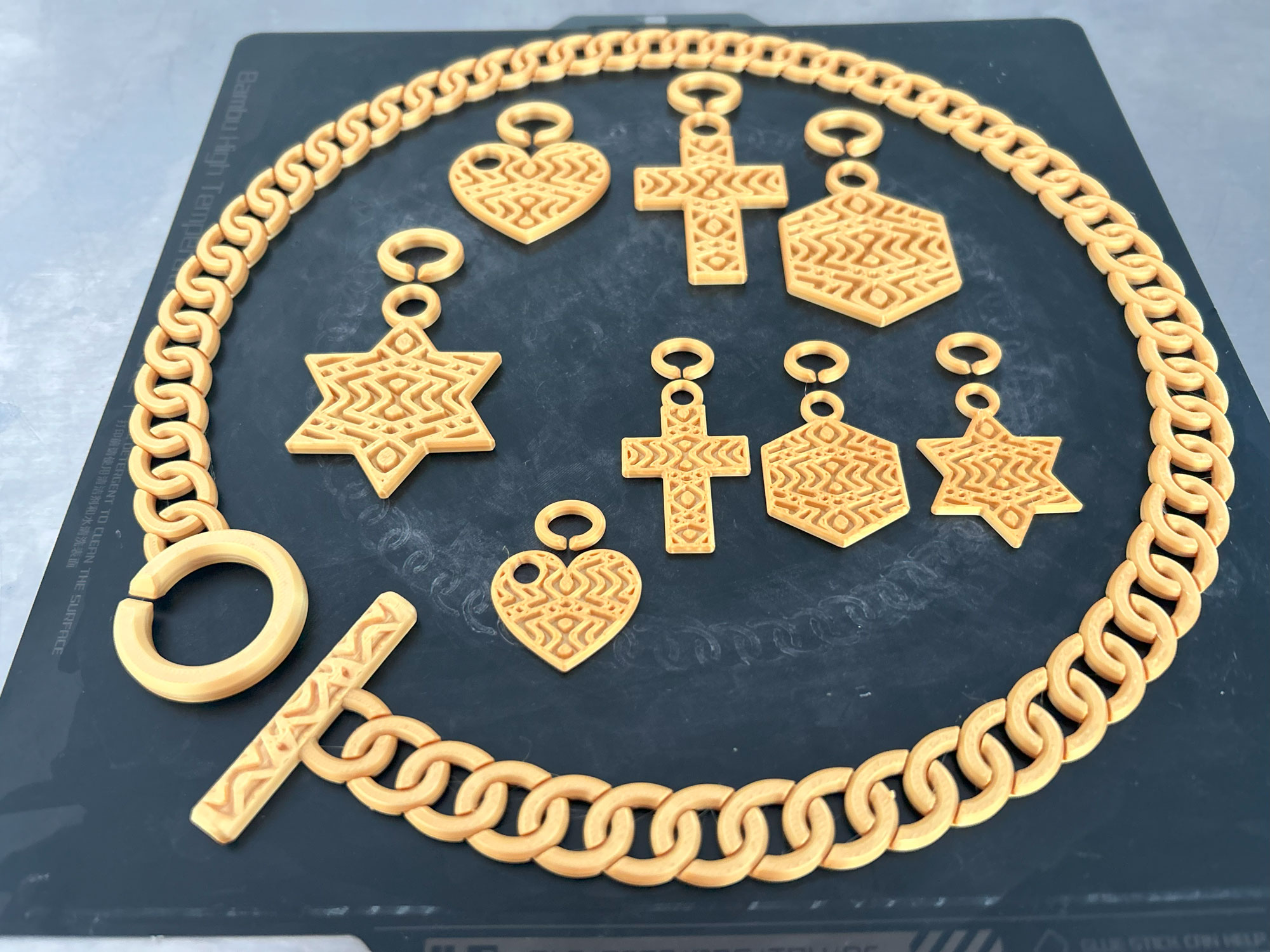 Toggle Necklace with Interchangeable Charms by Walt Adler | Download ...