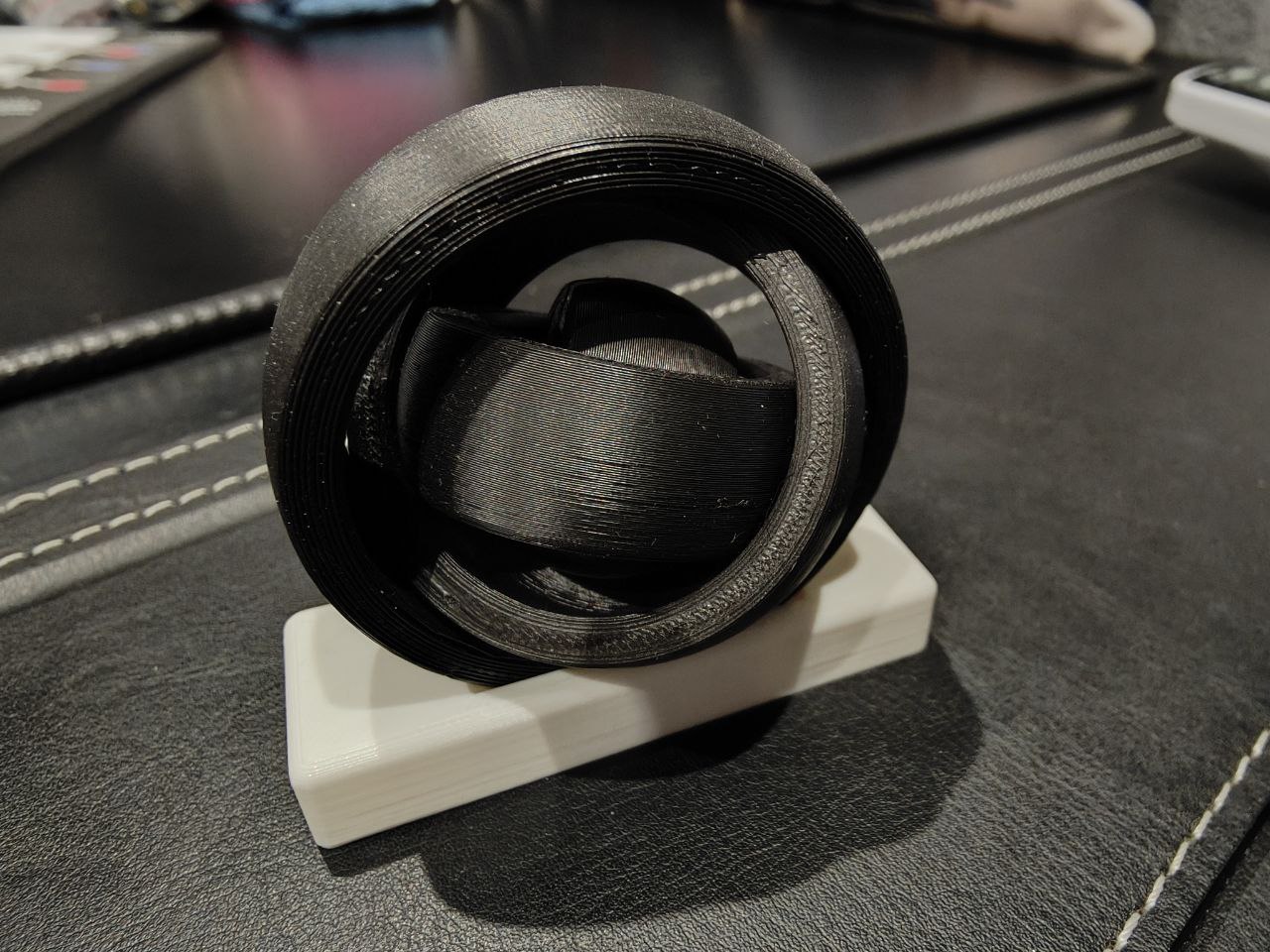 Support for Rotating Rings Toy by Anubis_3D | Download free STL model ...