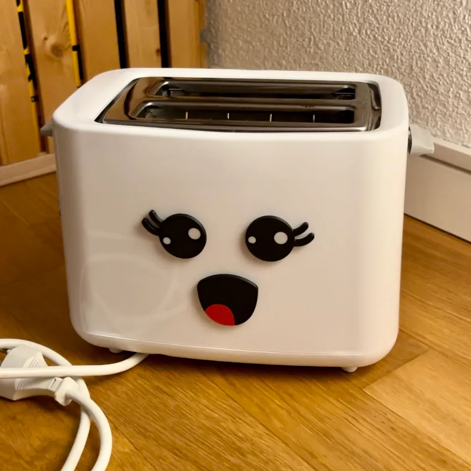HAPPY TOASTER by 3dworkbench | Download free STL model | Printables.com
