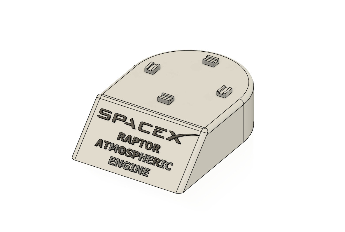 SpaceX Raptor atmospheric engine por Josefson | Descargar modelo STL ...